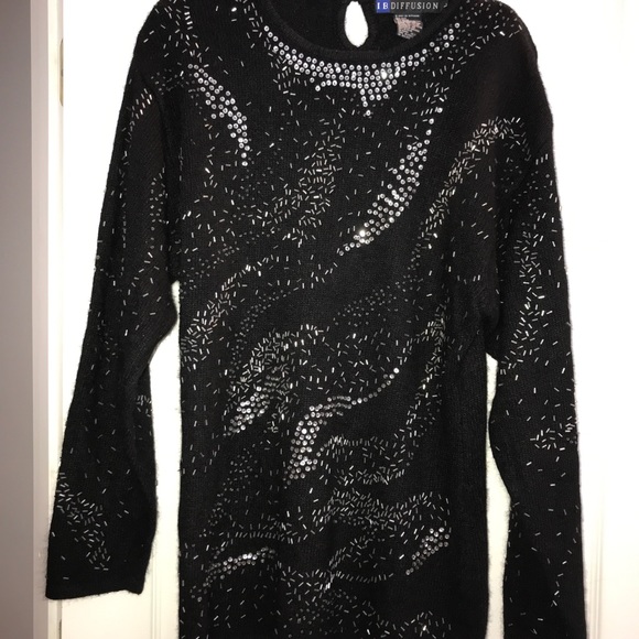 ib diffusion | Sweaters | Ib Diffusion Black Sweater | Poshmark